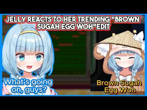 Jelly Reacts to Her Fanmade Edit That Makes Her Super Chinese With Weird Proverbs 😂| Jelly Hoshiumi