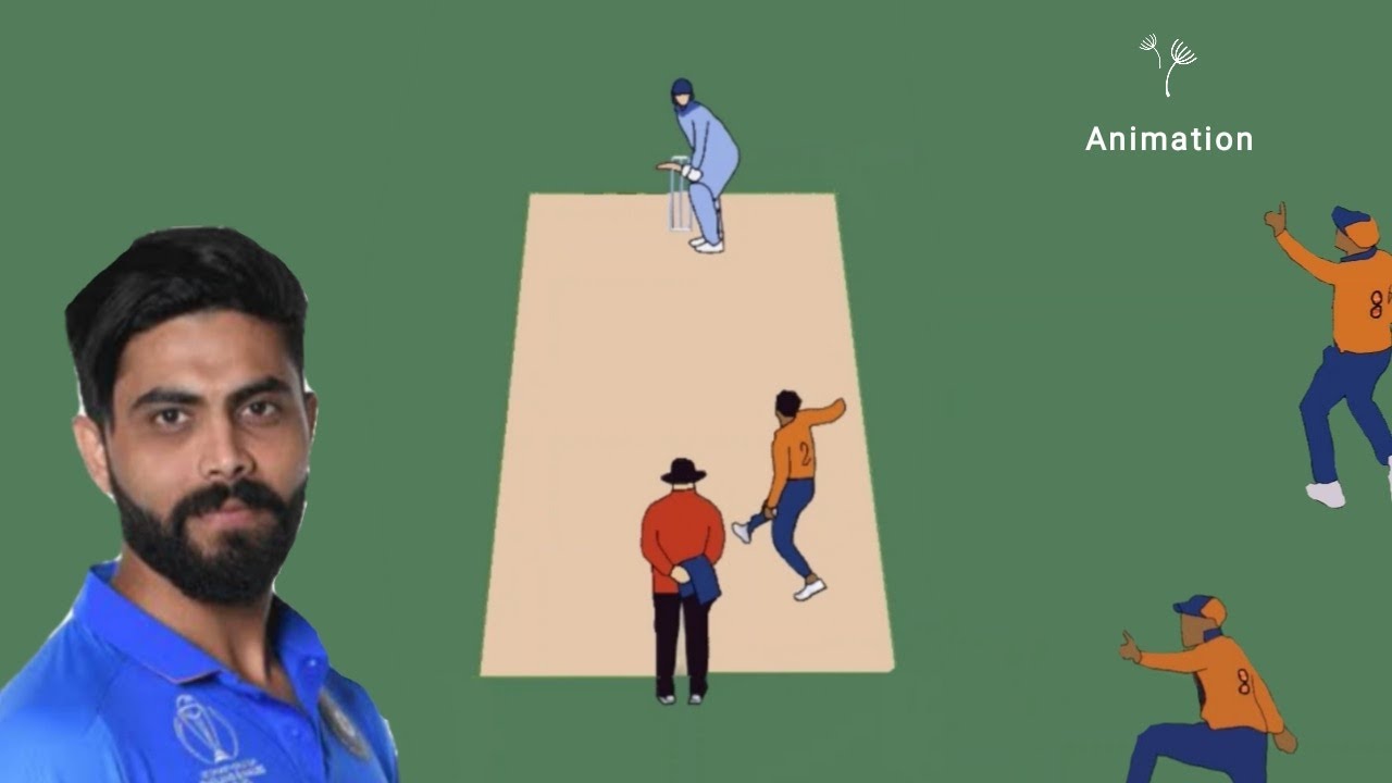 Ravindra Jadeja | Best catch of all time | Cricket Animation | India vs ...