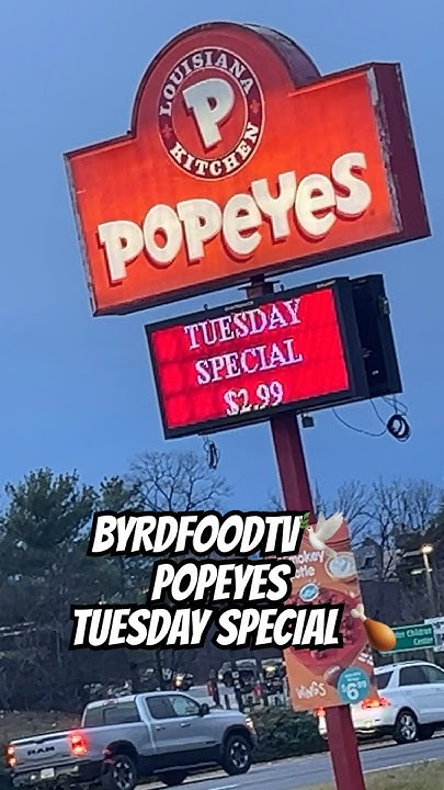 POPEYES TUESDAY SPECIAL! 🍗 #shorts #popeyes #cheapeats #foodie #tuesdayspecial #viral # ...
