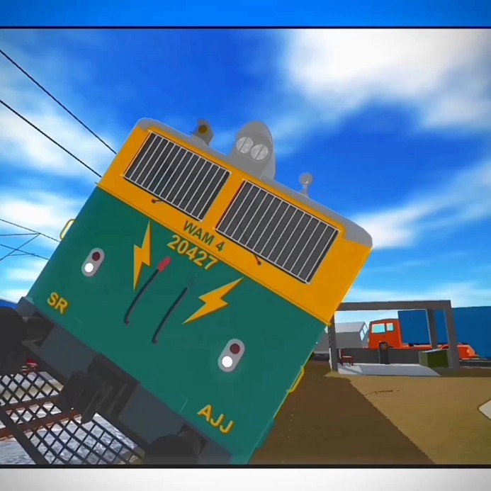Indian train crossing3d accident Icf train crossing game - YouTube