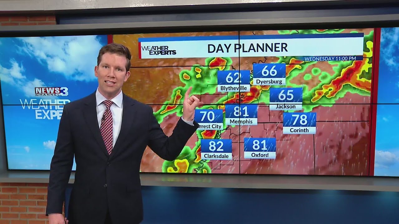 Widespread severe storms to threaten Mid-South late Wednesday evening ...