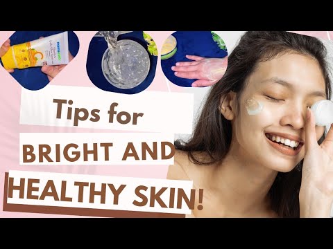Tips for * BRIGHT & GLOWING SKIN *|| Easy tips for Healthy Skin Care ...