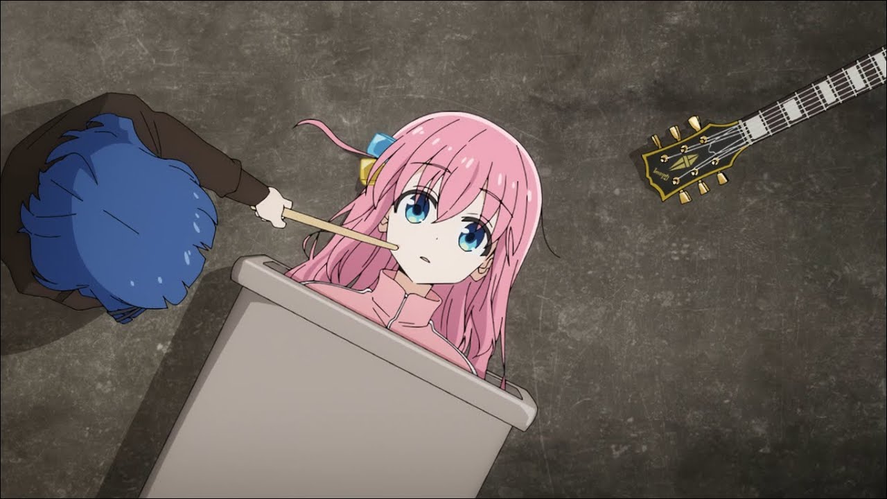 Bocchi getting into small spaces compilation [Bocchi the Rock!] - YouTube