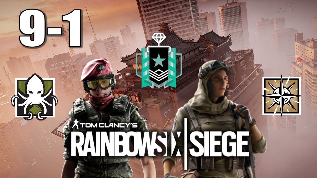 9-1 Full Game on Skyscraper - Rainbow Six Siege - YouTube