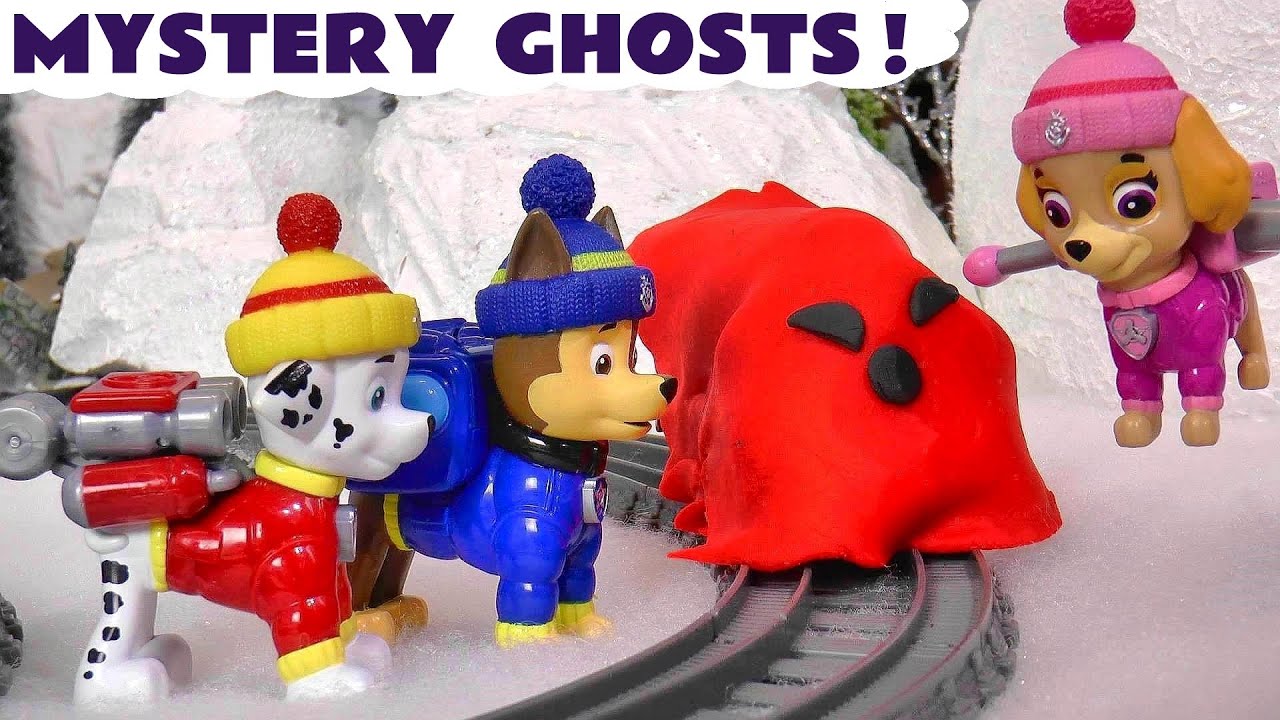 The Pups help the Funlings Guess The Mystery Snow Ghosts - YouTube