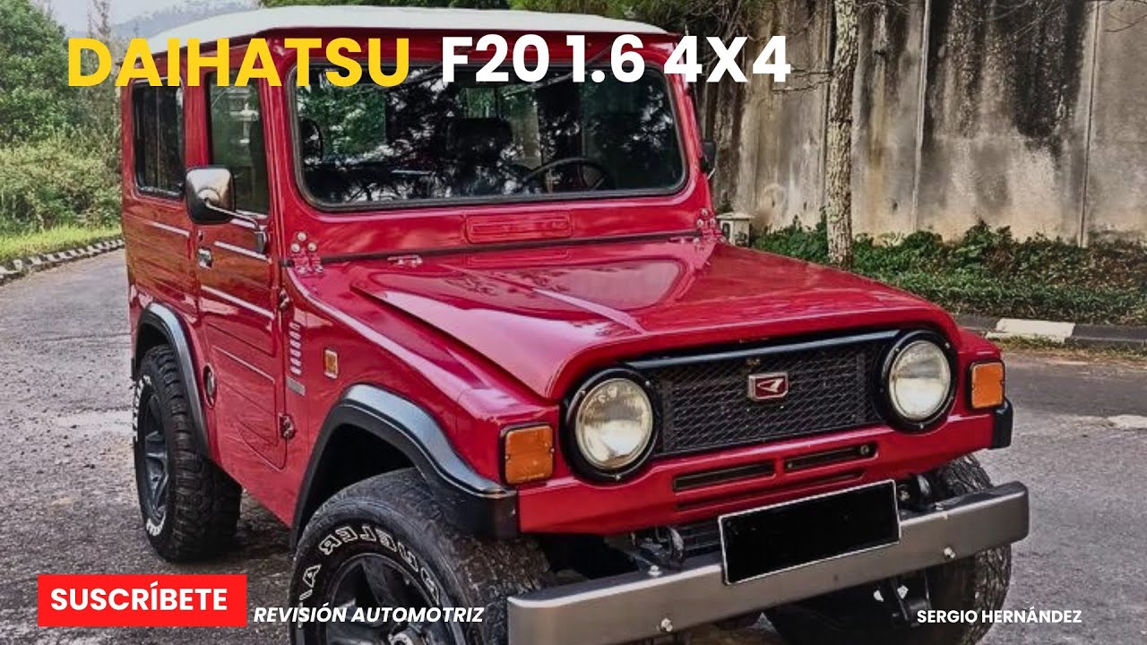 Daihatsu F20 1.6 4x4|La Aventura Clásica en Terrenos Difíciles ...