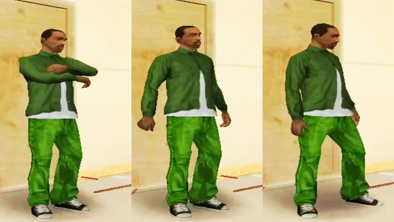 GTA San Andreas Beta 3.0 All Animations - YouTube
