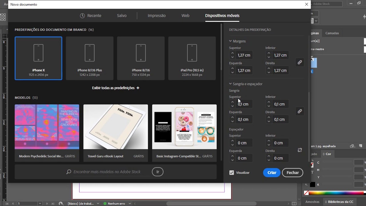 Aula Indesign - Criar novo documento + Régua - YouTube