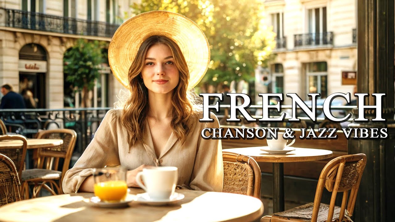 French Café Ambience 🍷 Relaxing Chanson & Jazz for Work & Relaxation ...