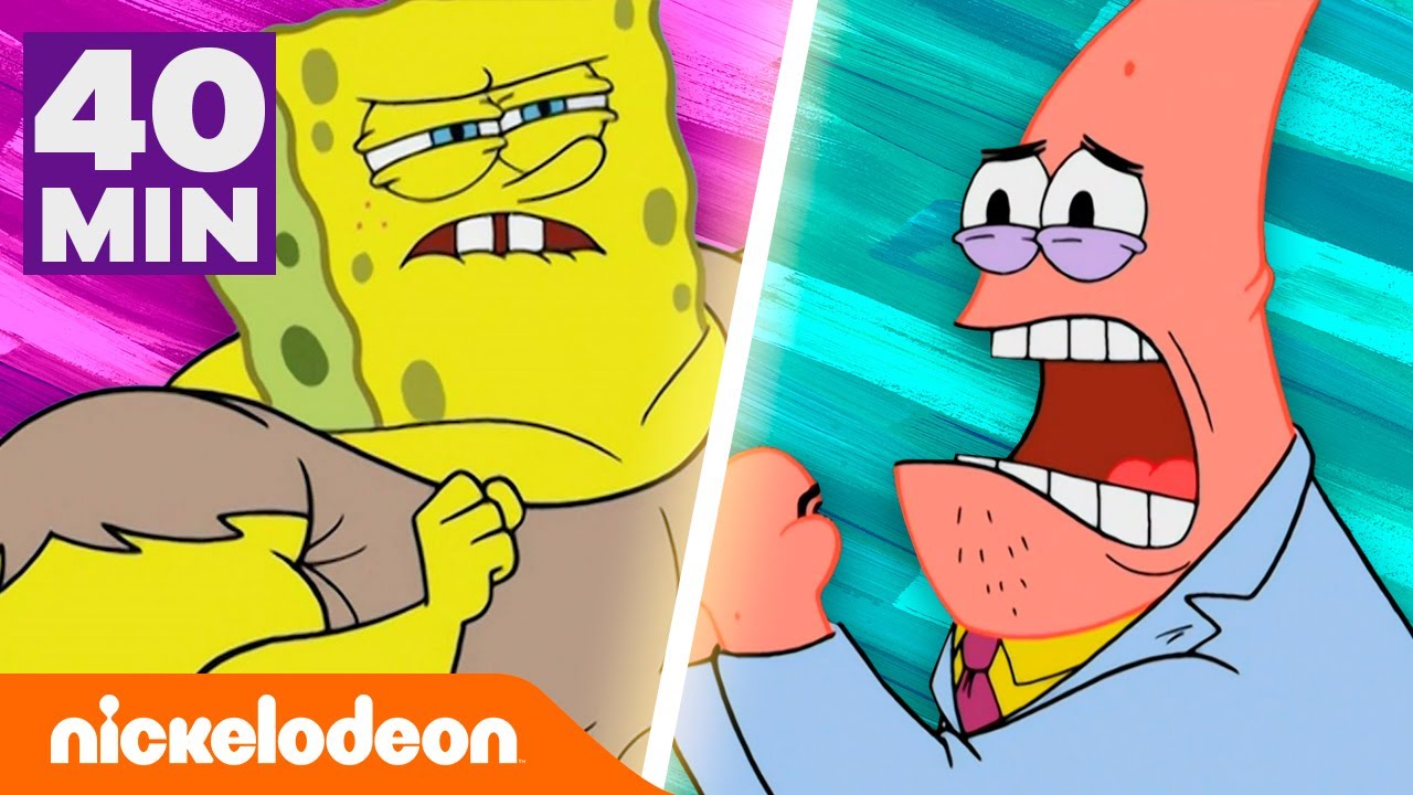 Bob Esponja | Bob Musculoso Contra Patrick Superinteligente por 40 ...