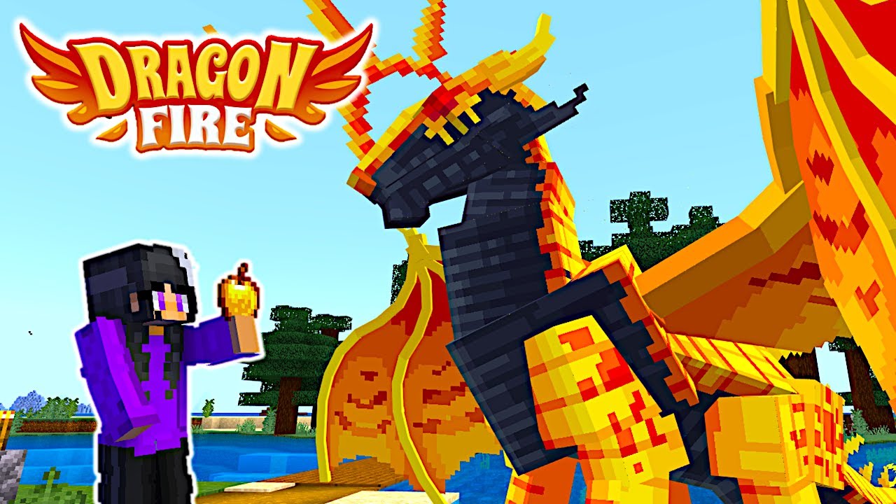 My Dragonfire 01: Building a DRAGON KINGDOM in Minecraft - YouTube