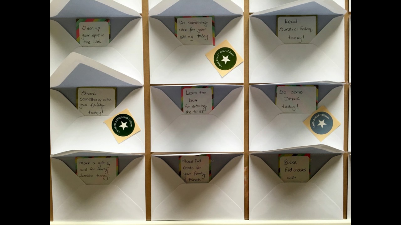 DIY Ramadan Good Deed Calendar - YouTube