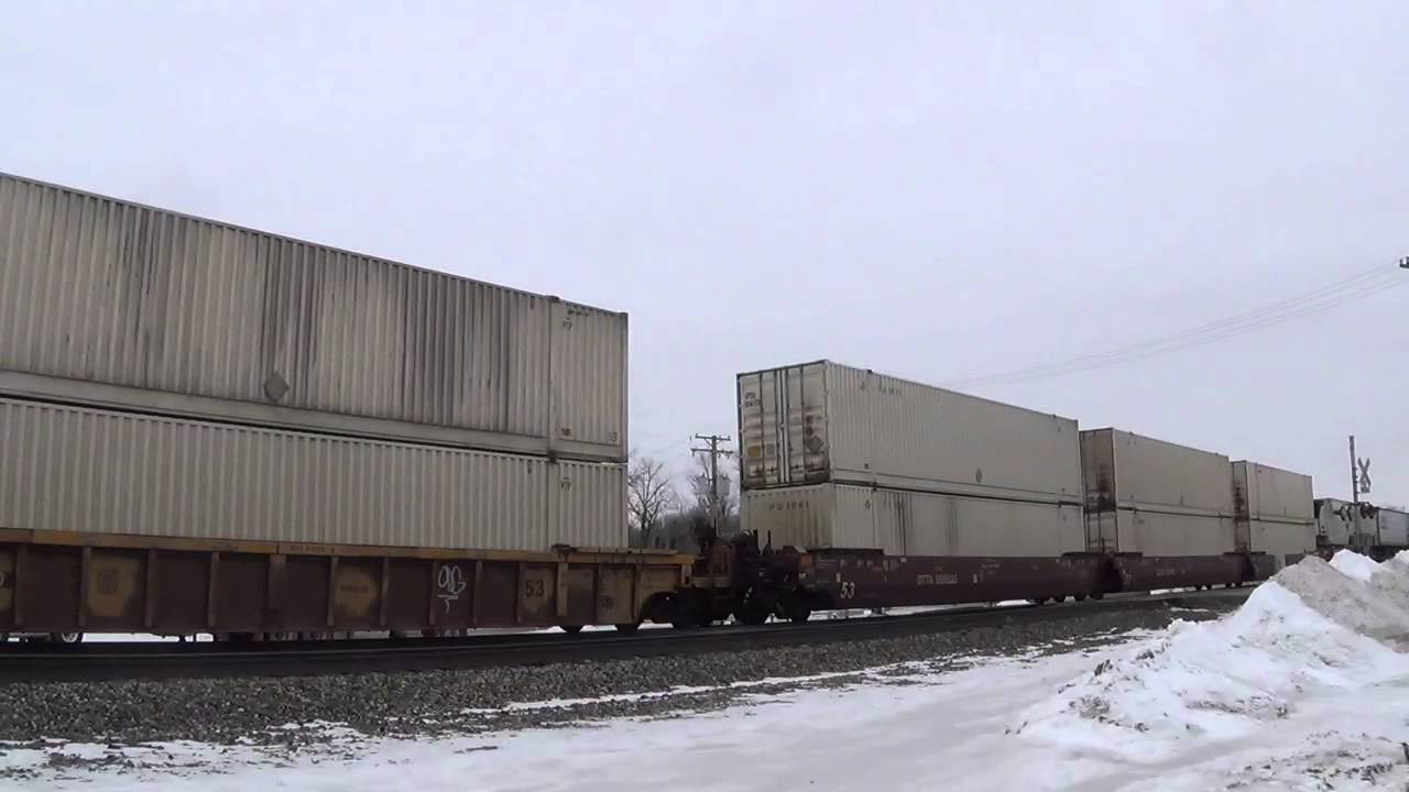 BNSF 7122 East Mazon, IL 1/11/15 - YouTube