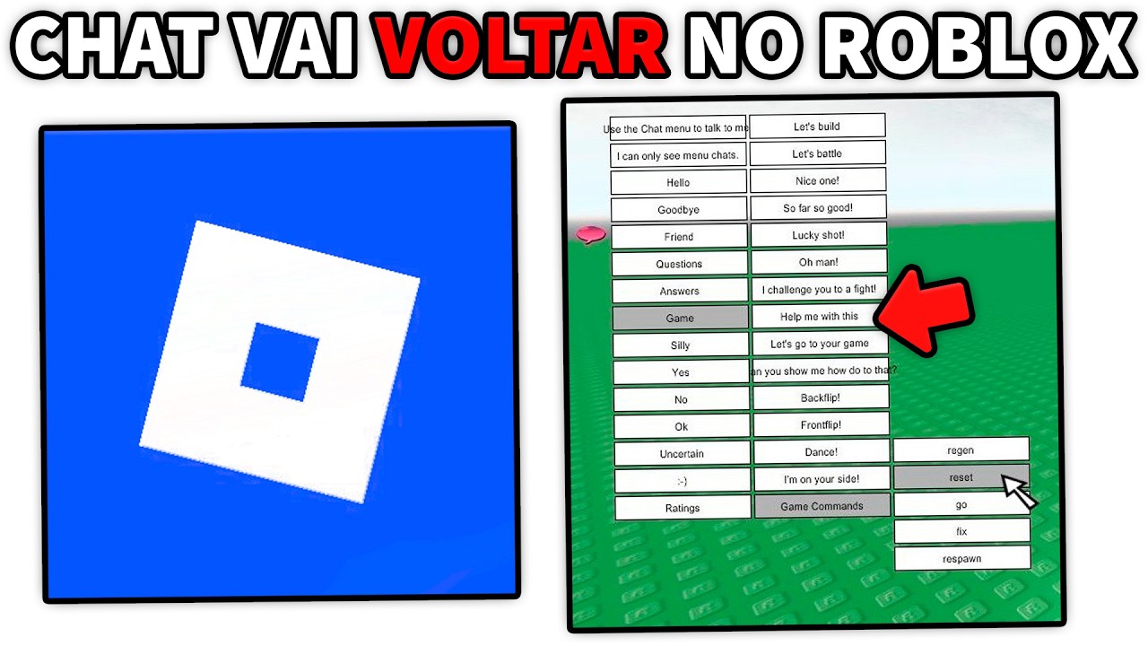 ROBLOX VAI TRAZER O CHAT DE VOLTA! - YouTube