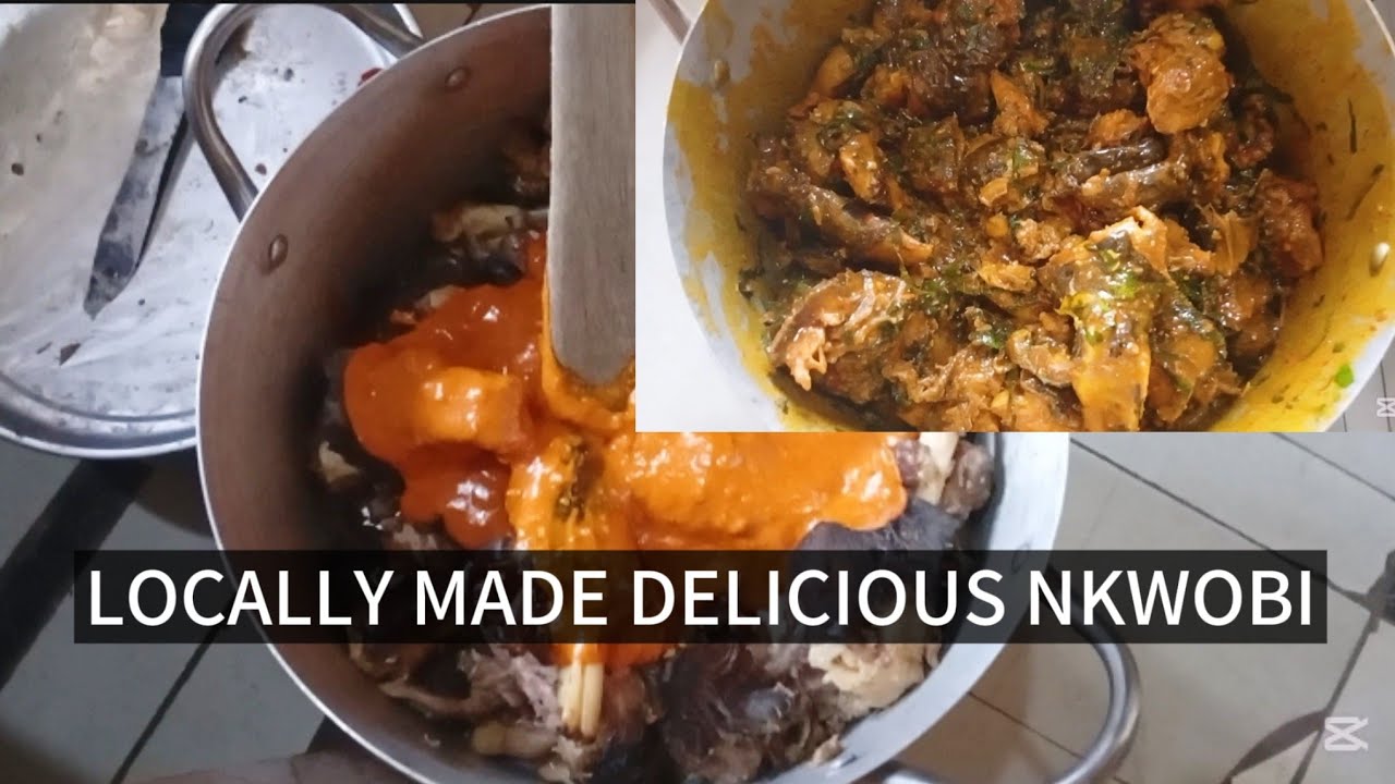 HOW TO COOK NKWOBI AFRICAN FOOD - YouTube