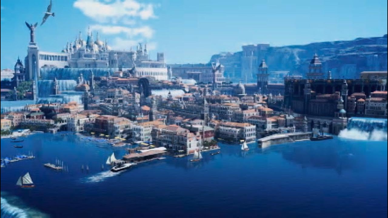 Final Fantasy XV - Altissia City on the Sea - YouTube