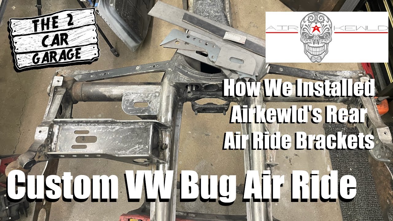 Rear Air Ride Brackets Installed On A Custom VW Bug - Curt's Bug Part ...