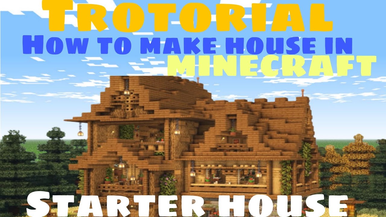 HOW TO MAKE HOUSE IN MINECRAFT?? || TUTORIAL || MINECRAFT || STARTER ...