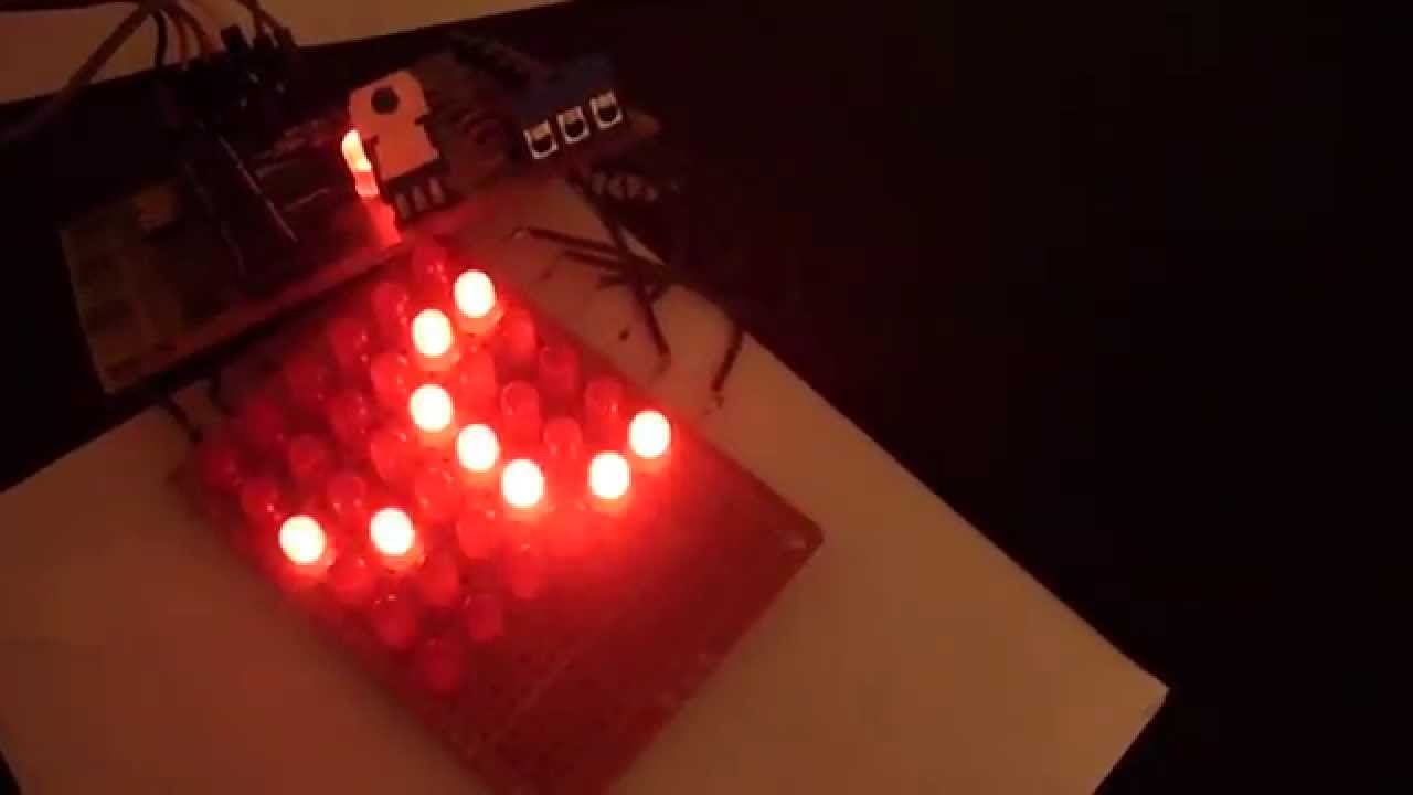led matrix test (1) - YouTube