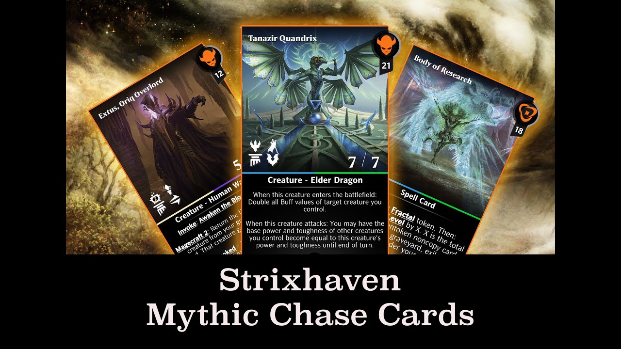 Strixhaven Mythic Chase Cards | Magic the Gathering Puzzle Quest - YouTube