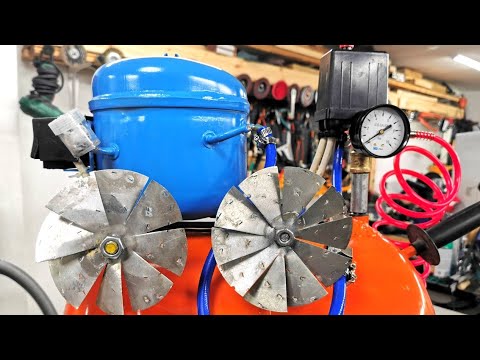 Amazing Silent Air Compressor (DIY) - YouTube