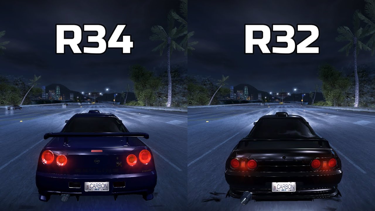 Nissan Skyline GTR R34 vs Nissan Skyline GTR R32 - Need for Speed ...