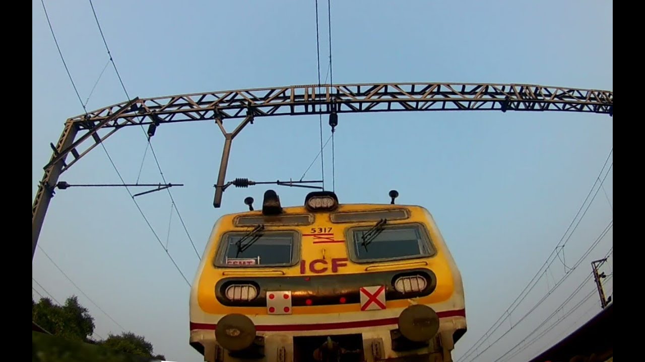 Camera Under Train (Mumbai Local) - YouTube