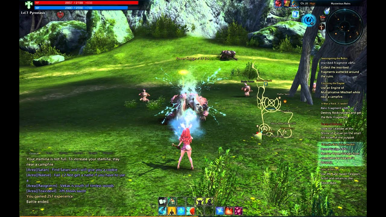 Tera Online combat system overview - YouTube