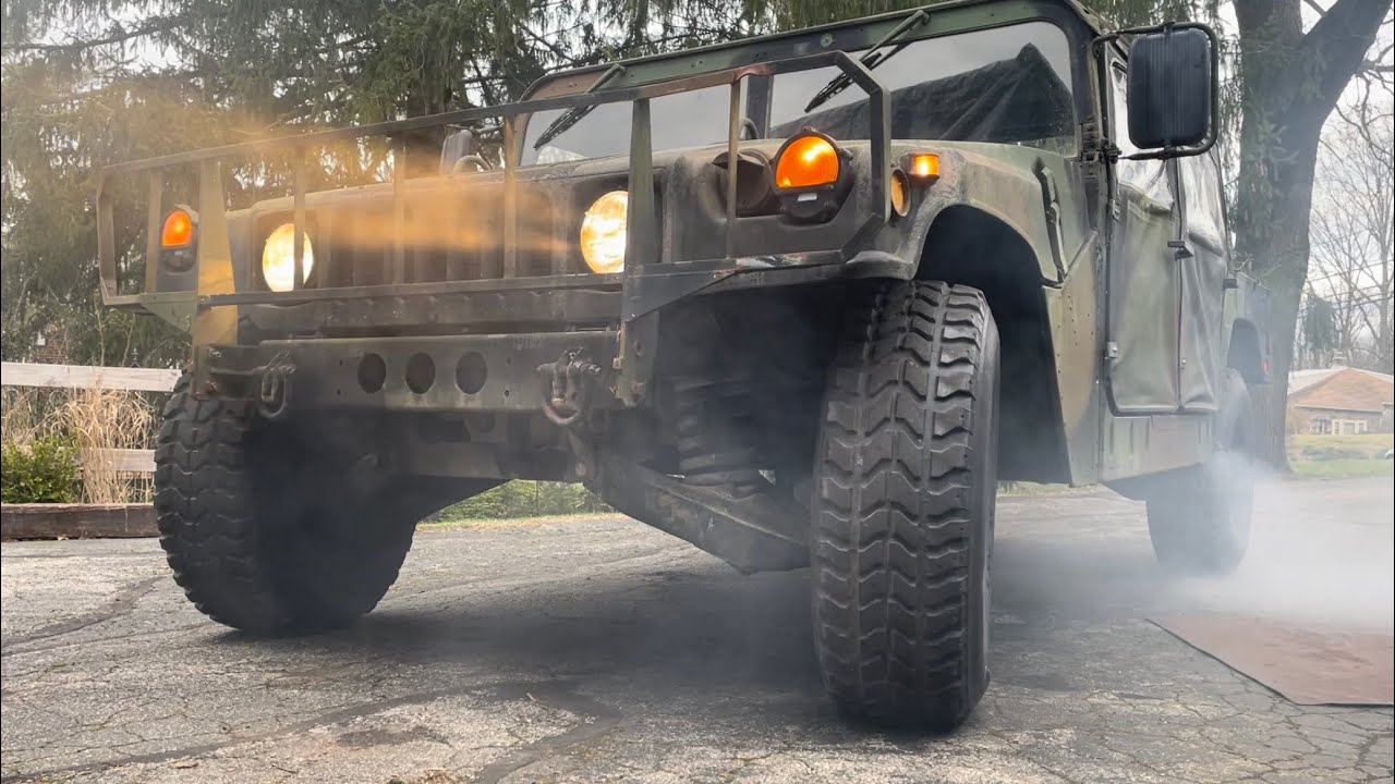 M998 HMMWV Compression Test - YouTube