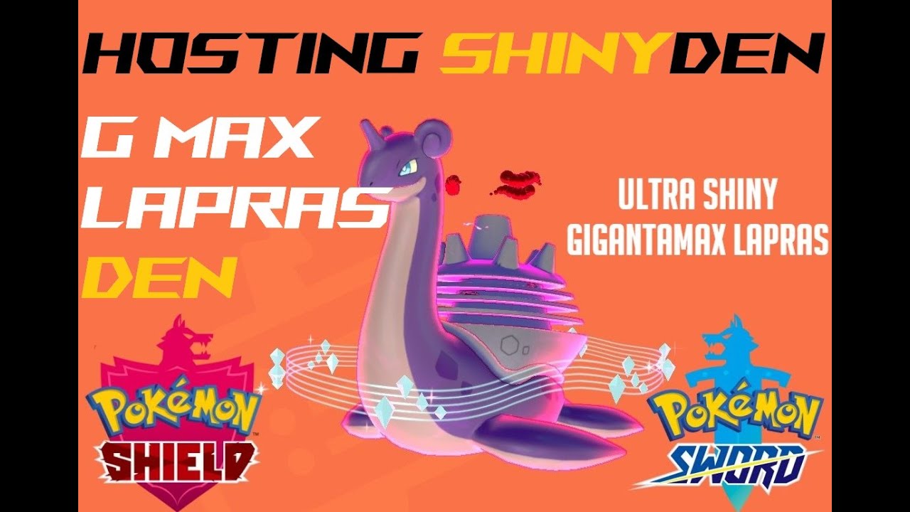 Finally! Shiny G Max Lapras in the house!! Pokemon Sword and Shield ...