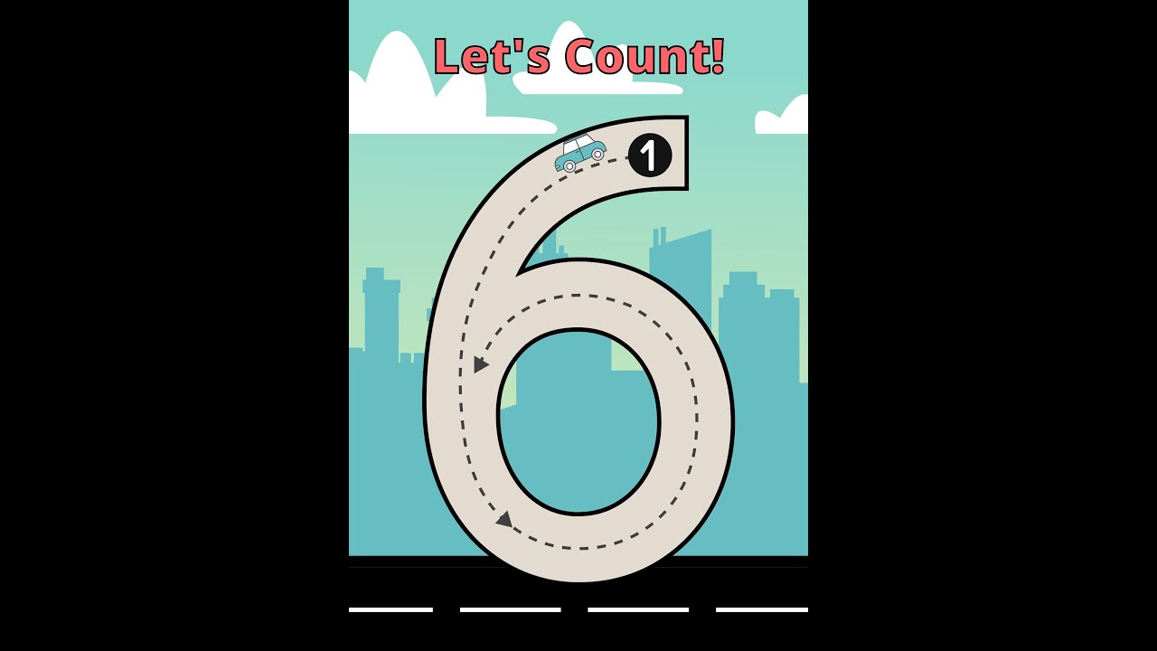 Belajar mengenal angka 6 - YouTube