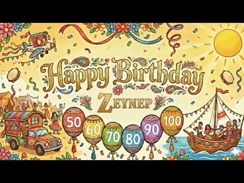 İyi Ki Doğdun Zeynep | Enerjik Roman Havası Doğum Günü Şarkısı 💃🎂