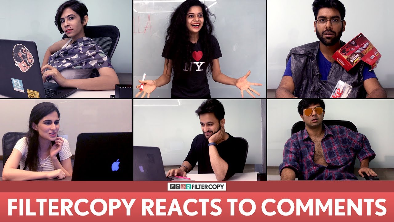 FilterCopy | 2 Million Likes Special: We React To Your Comments | Ft ...