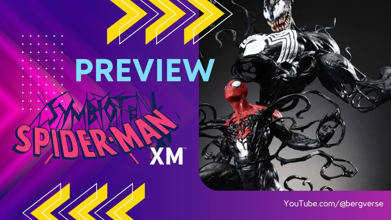 Sneak Peek Incrível: Estátua do Symbionte Spider-Man pela XM Studios ...