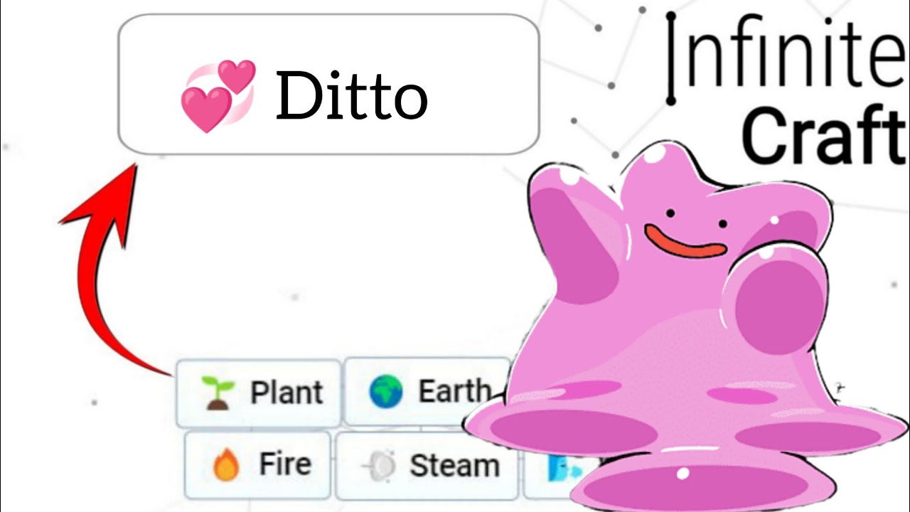 How to make Ditto in infinite craft | infinity craft - YouTube