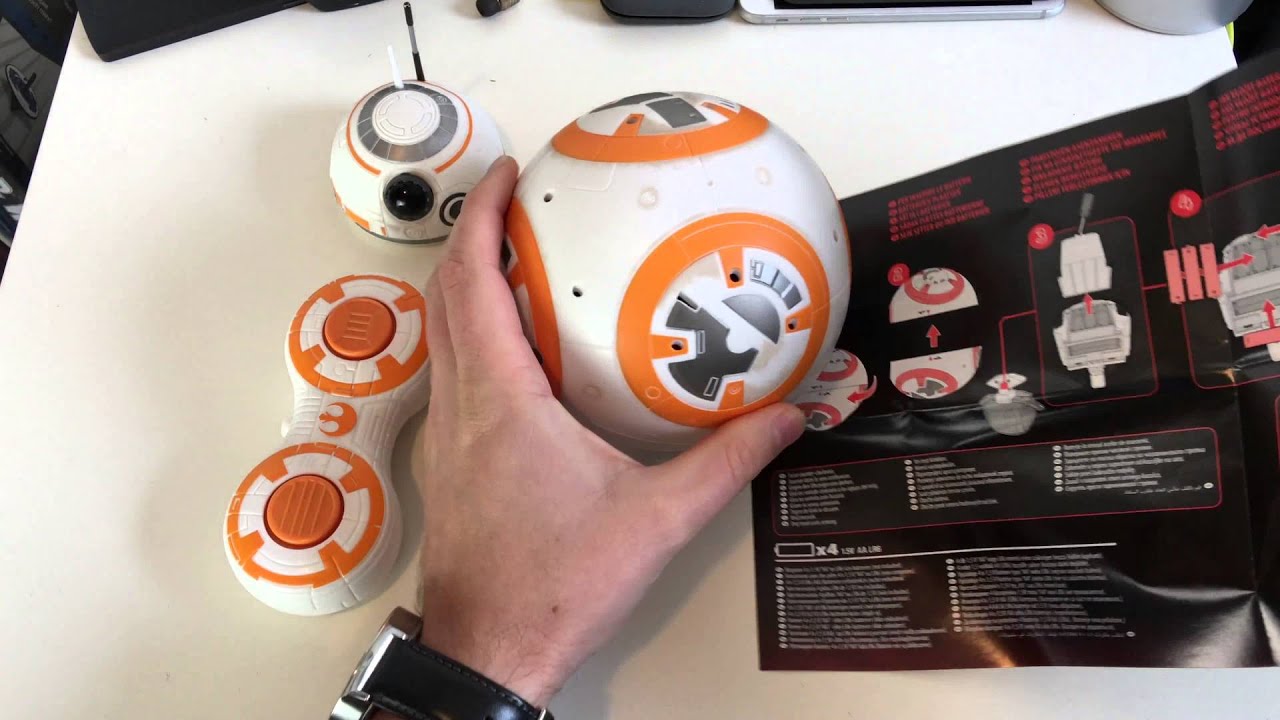 Star Wars BB-8 Hasbro einrichten und kurzer Test - YouTube