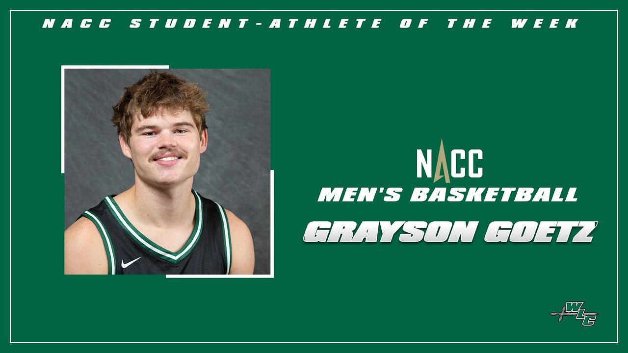 12/03/24 Grayson Goetz NACC Student-Athlete of the Week Interview - YouTube
