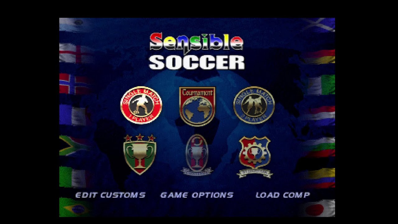 Sensible Soccer. [PlayStation - GT Int., Sensible / Krisalis Software]. (1999). Cups Play. - YouTube
