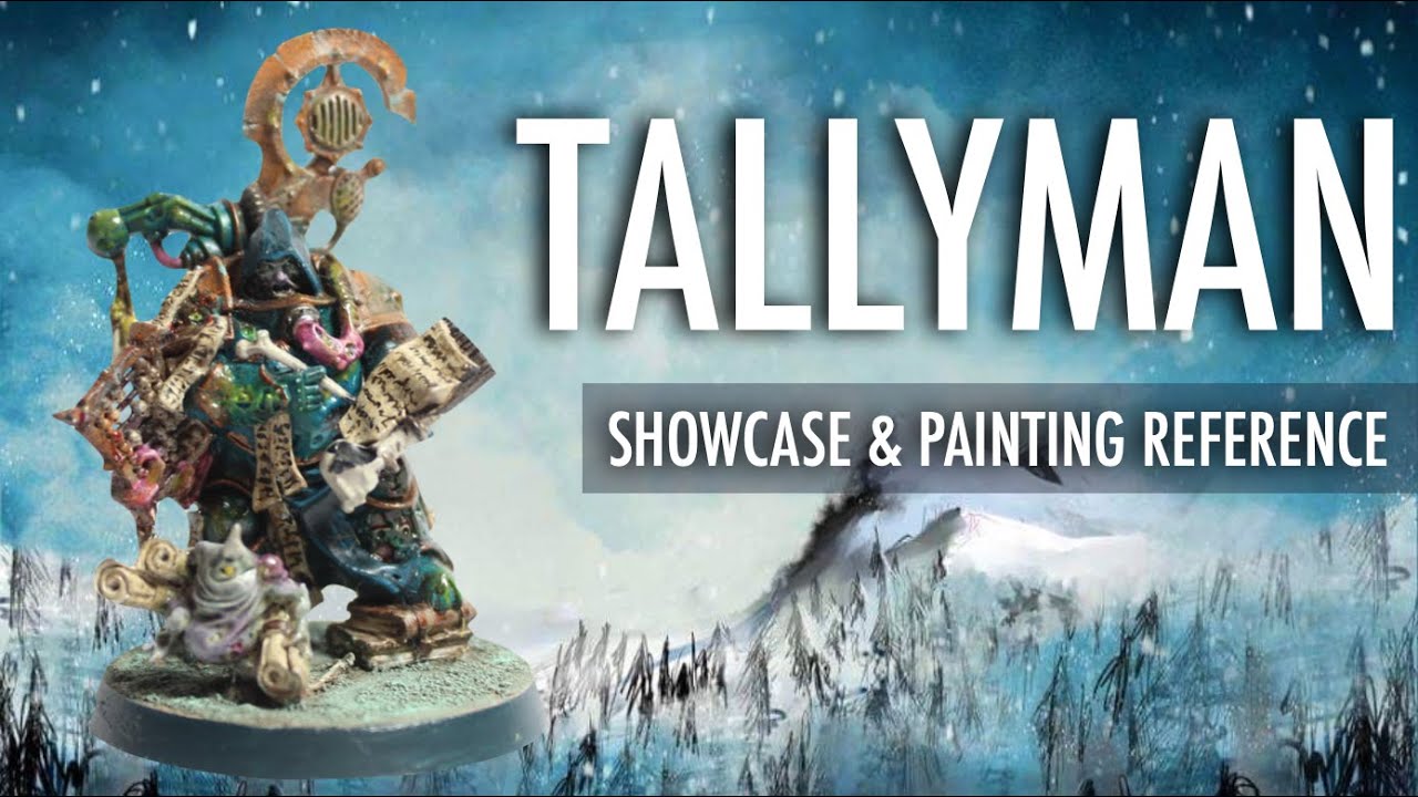 Tallyman Death Guard Nurgle Chaos Space Marines Character Showcase ...