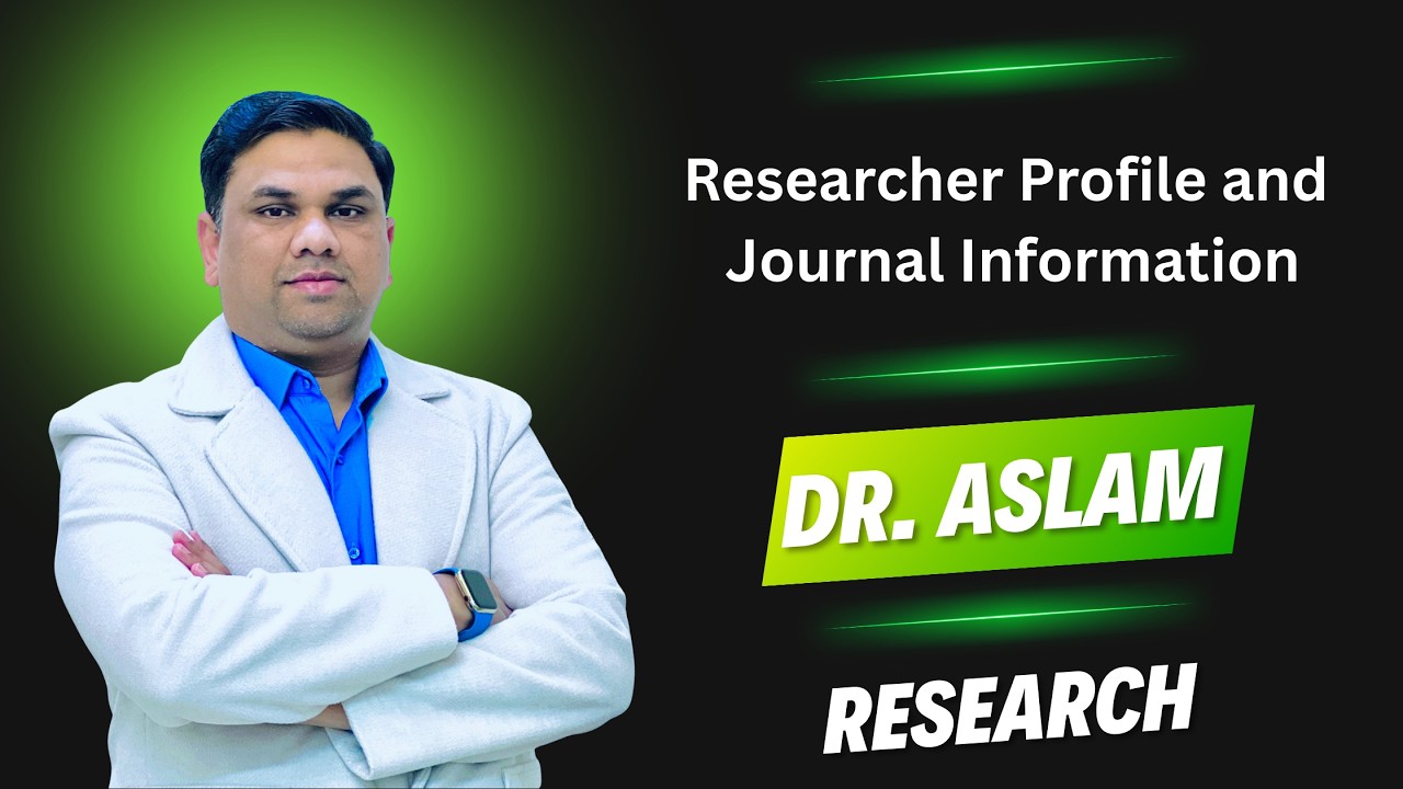 How to Create or Find a Researcher Profile and Journal Information ...
