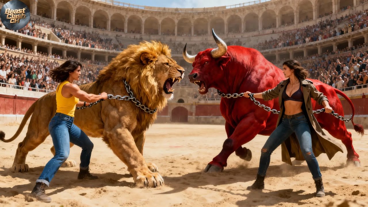 🦁 Legendary Lion vs Ruthless Bull | Wild Animal Fights! - YouTube