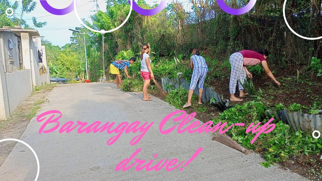 Barangay Clean Up Drive - YouTube
