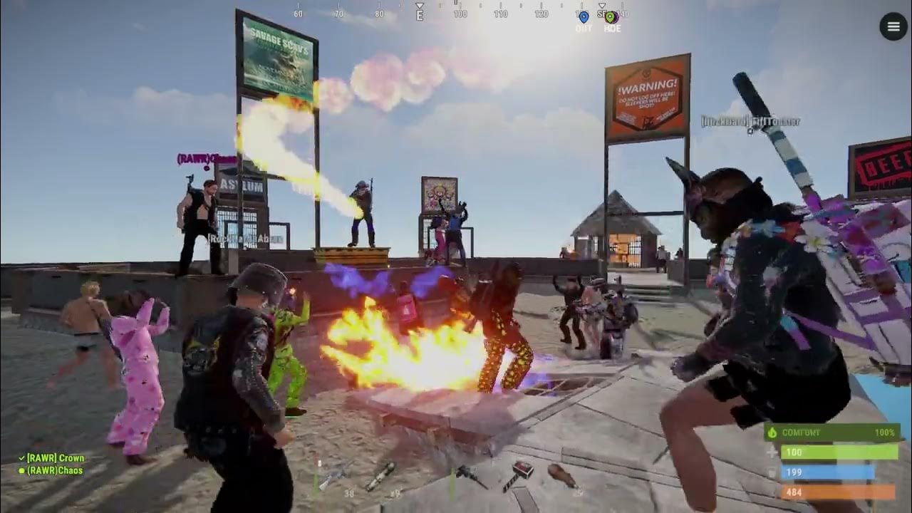 Faldini from Nightclub Empire popup Hub Party Rust Empires RE Roleplay server - YouTube