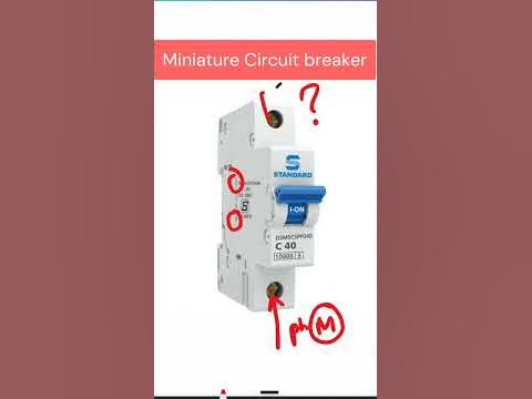 MCB input and output connections | MCB correct connections #electricalengineering #shorts - YouTube