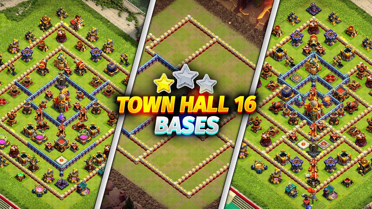 NEW TH16 Base Copy Link! Town Hall 16 Trophy/War/Farming Base Layout ...