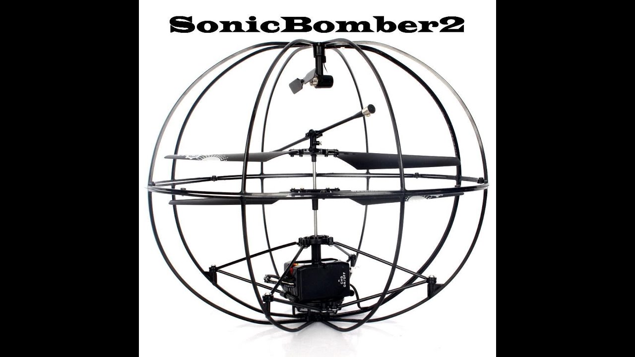 Flying Robot Flying Ball UFO RC Helicopter - YouTube