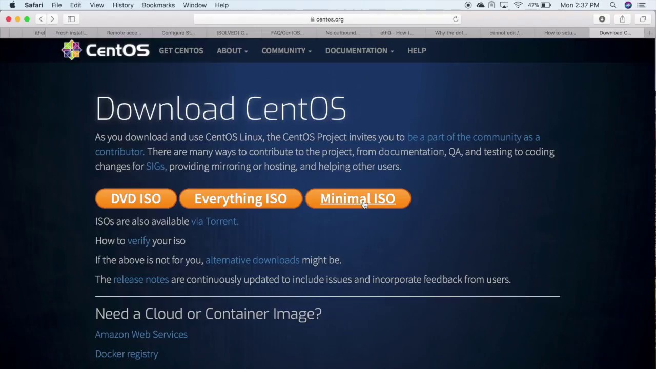 Install Centos 7 Minimal on VirtualBox: For Beginners - YouTube