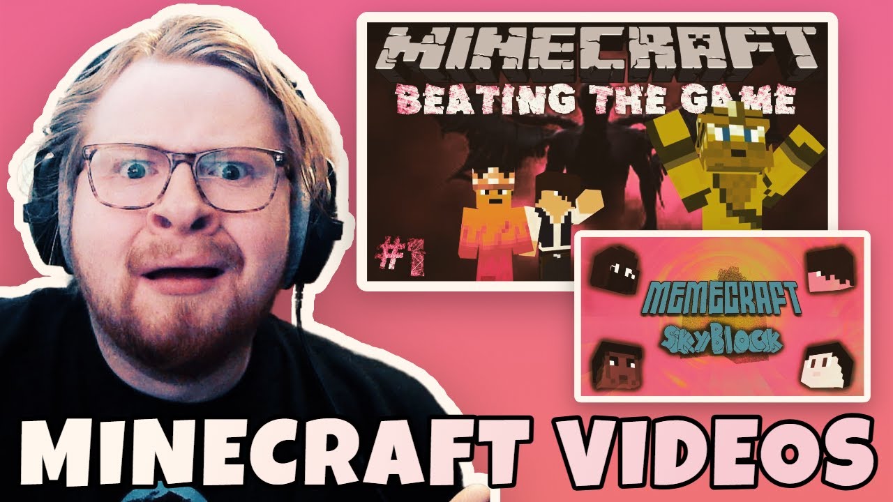 We Reacted to Our Old Minecraft Videos - YouTube