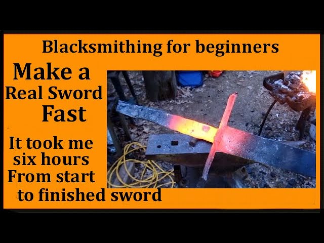 Blacksmithing For Beginners Sword