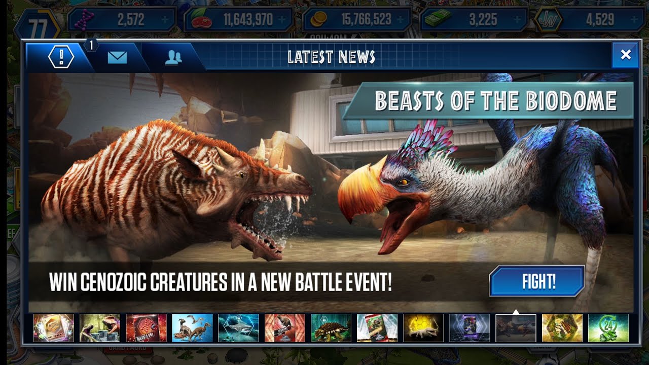 JURASSIC WORLD: THE GAME. BEASTS OF THE BIODOME | Ep. 266 - YouTube